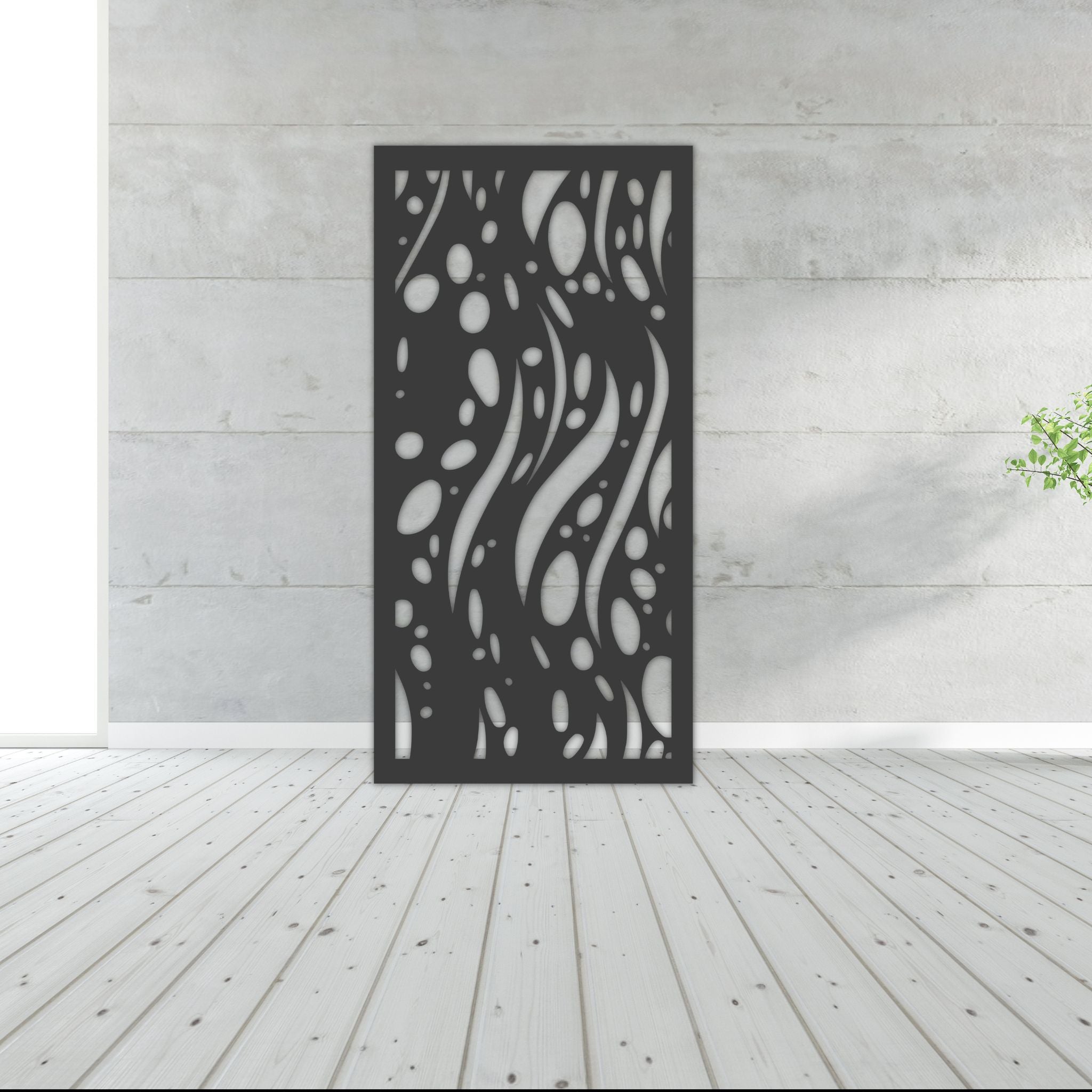 Below The Sea Metal Privacy Screen – Chateau De Glass