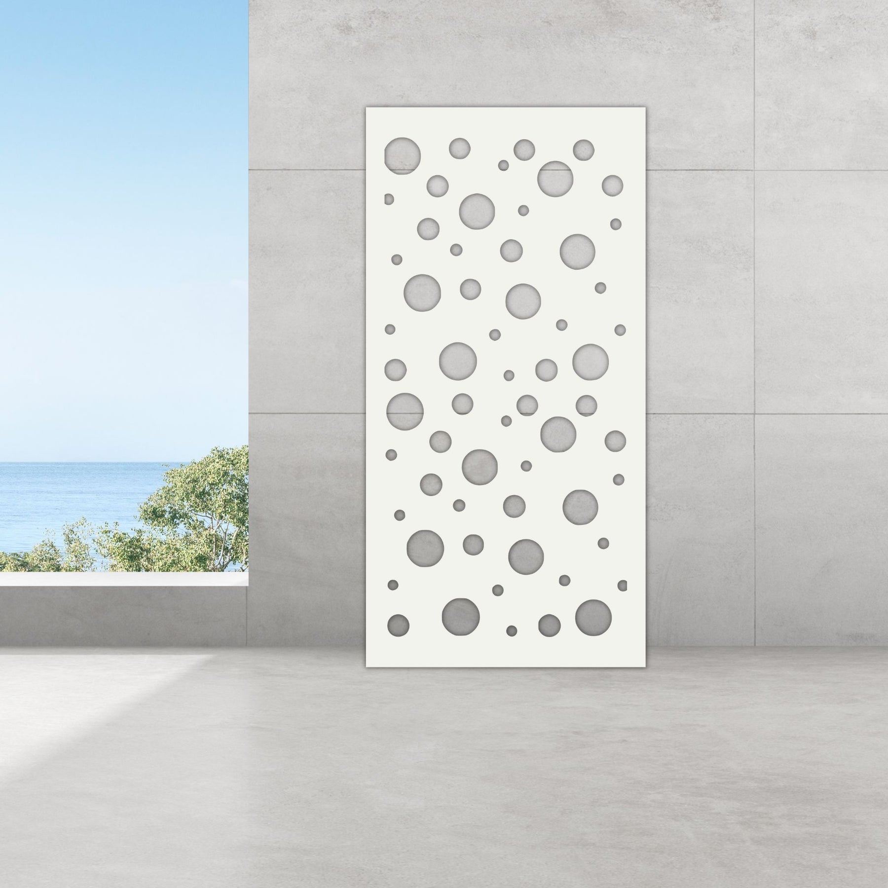 Bubble Metal Privacy Screen – Chateau De Glass