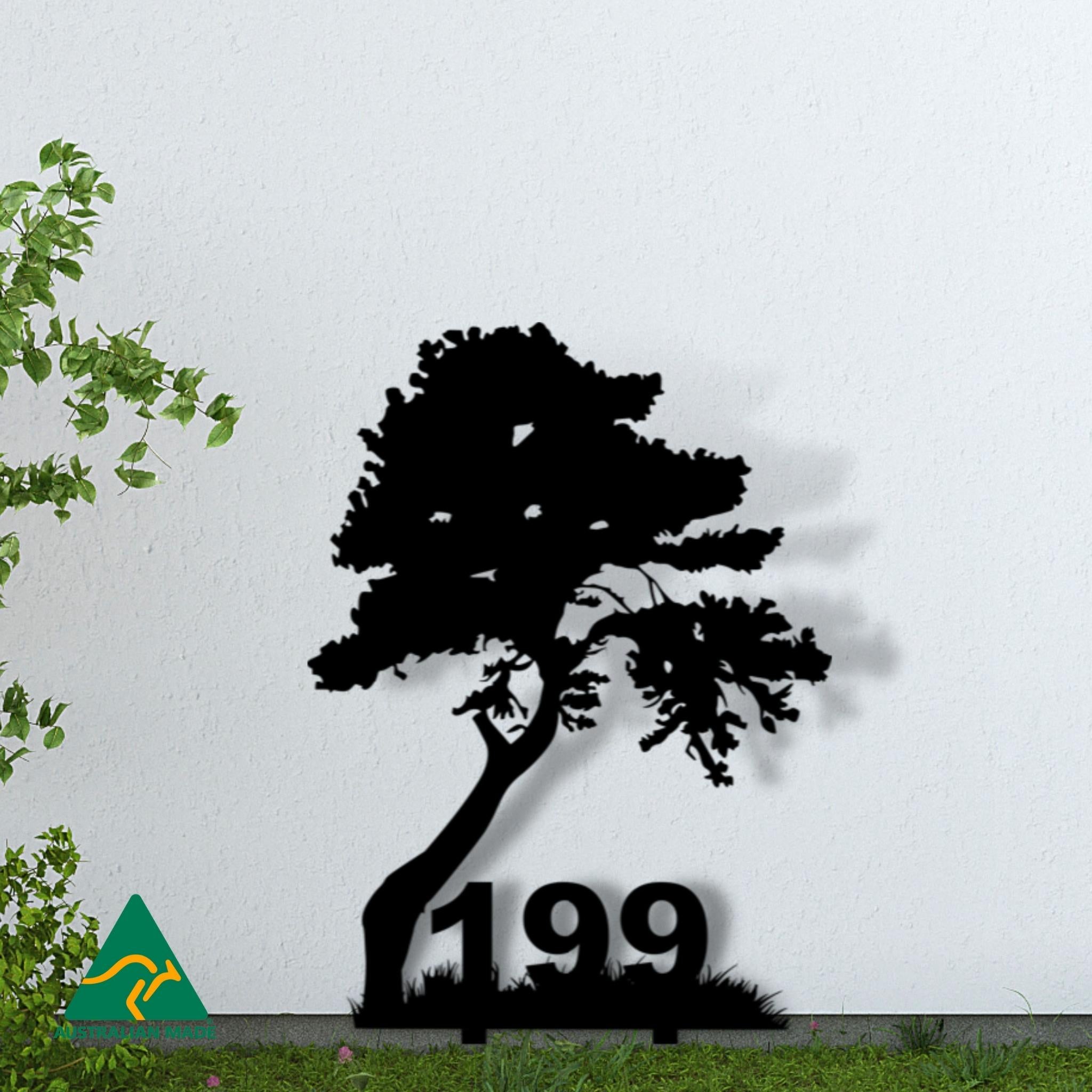 Australian Made Metal Wall Art | House Number Tree | Chateau de Glass ...